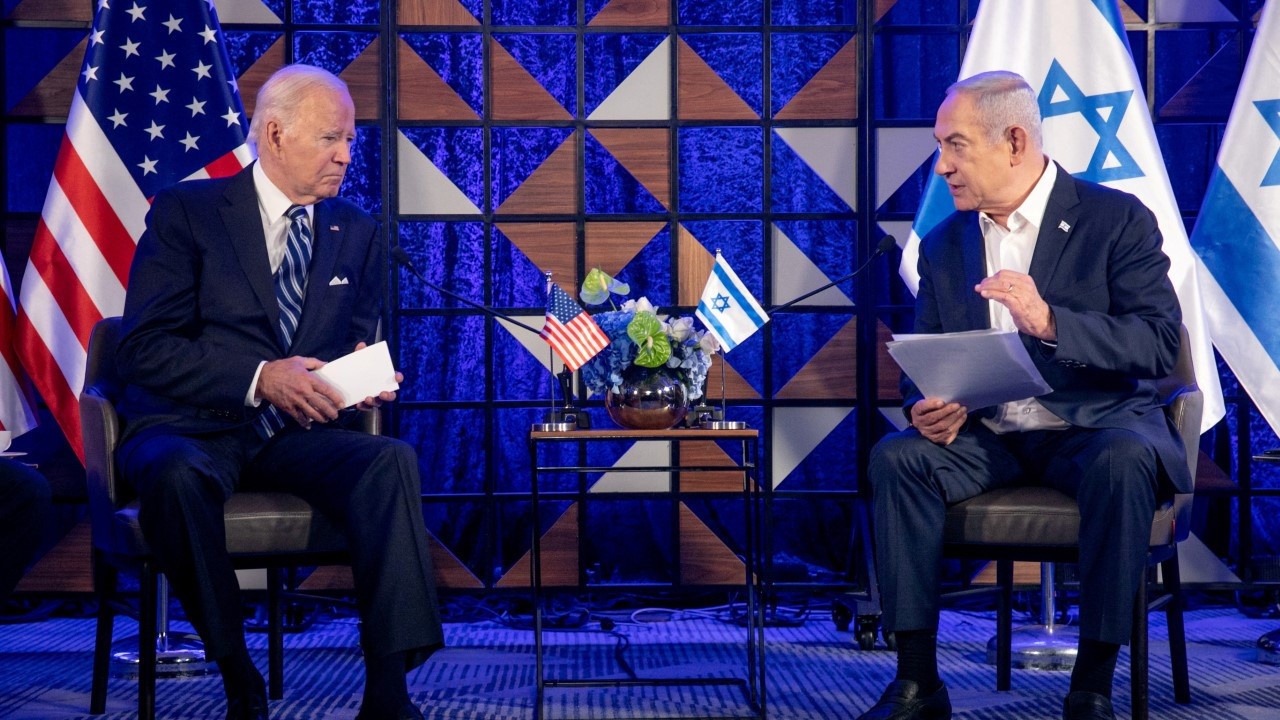 Biden, Netanyahu ile görüştü Biden, Netanyahu ile görüştü