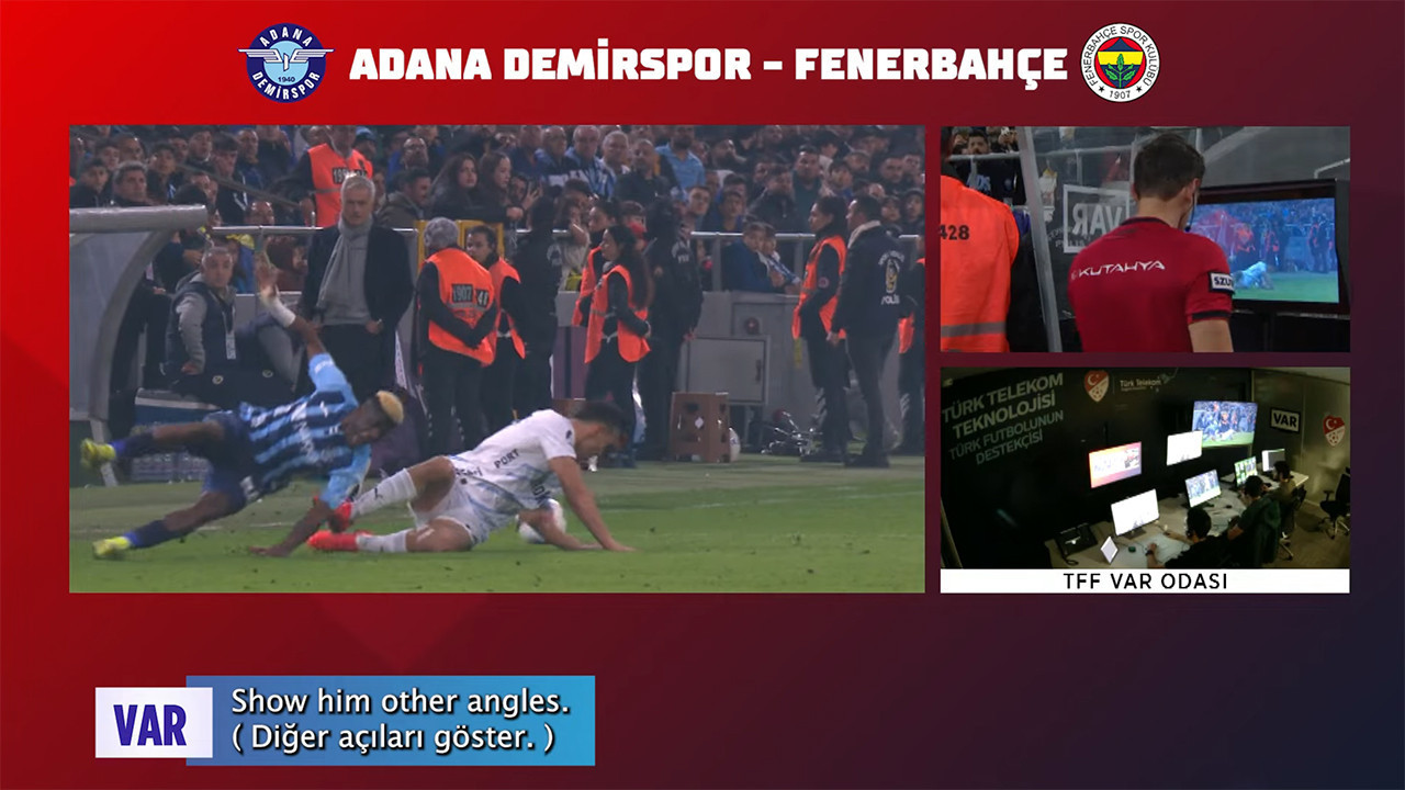 TFF, Süper Lig 20. hafta VAR kayıtlarını yayınladı