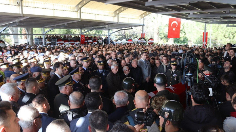 Şehit pilot İbrahim Bolat'a acı veda